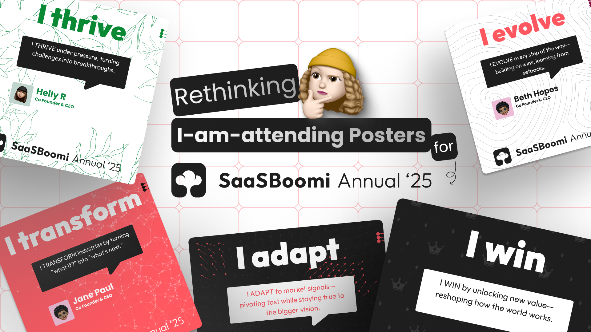 Rethinking Event Advocacy Posters for SaaS Events 2025